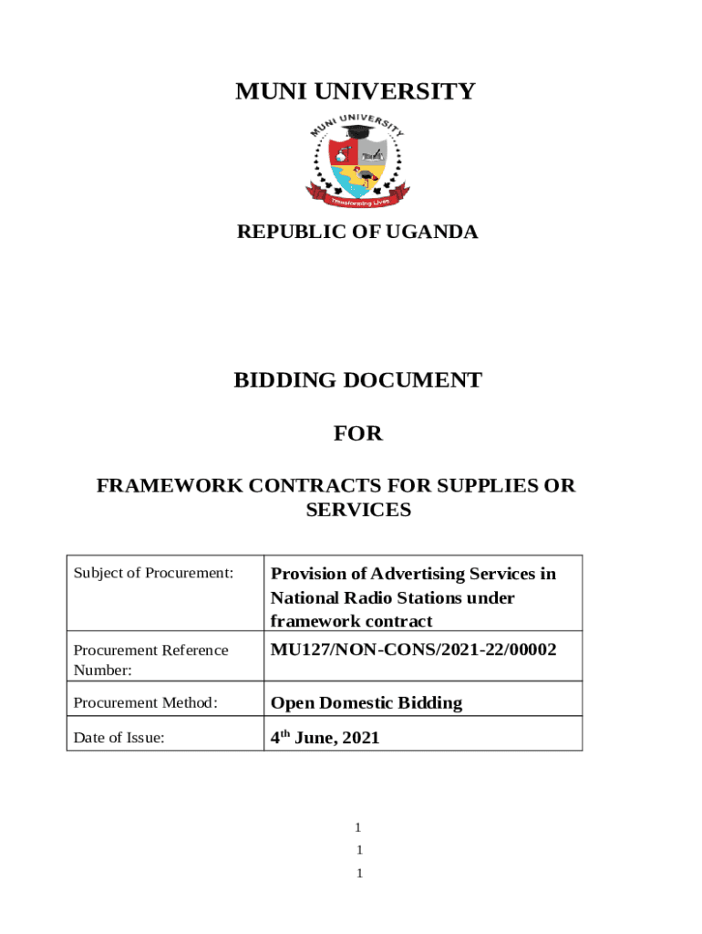 REPUBLIC OF UGANDA Doc Template | pdfFiller