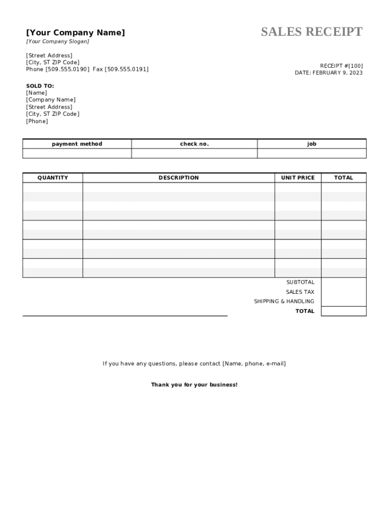Invoice Template WordPDF - Scribd Doc Template | pdfFiller