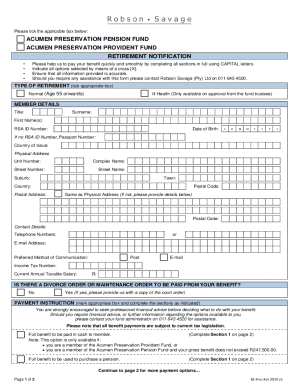 Fillable Online preservation-of-benefit-withdrawal-notification-form ...