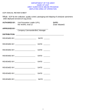 DOD Policy Guidance on Substance Misuse Doc Template | pdfFiller