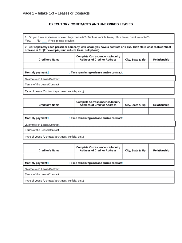 Executory Contract or Unexpired Lease Definition - Law Insider Doc ...