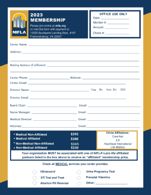 Fillable Online 2023 Membership Application Form - The Governor's Club ...