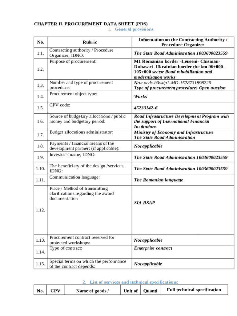 Chapter 1 - Public Procurement - Buyandsell.gc.ca Doc Template | pdfFiller