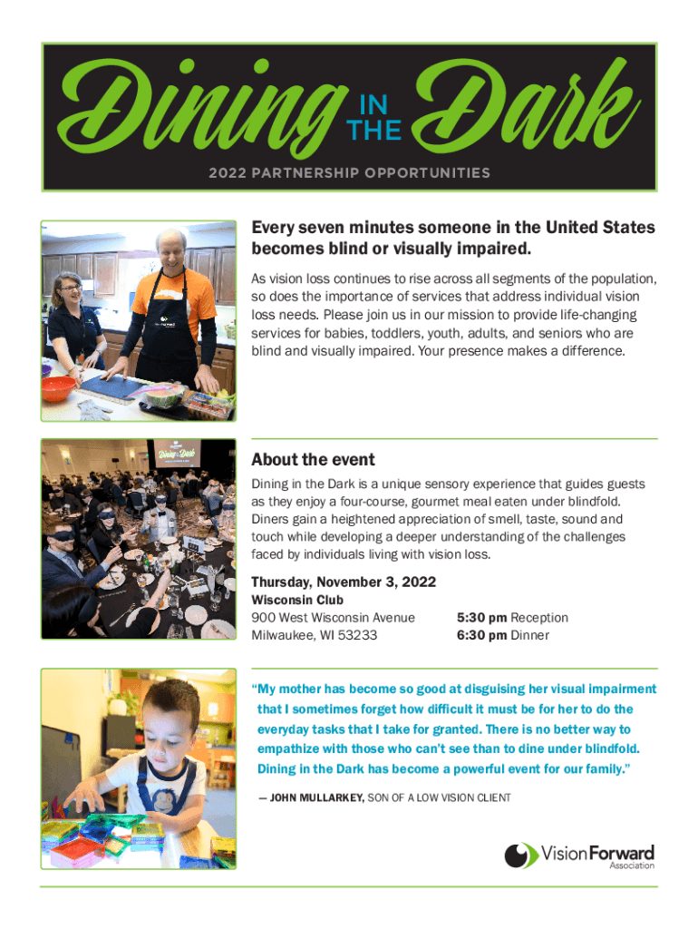 Fillable Online Dining in the Dark event raises awareness for ... - KX News Fax Email Print ...