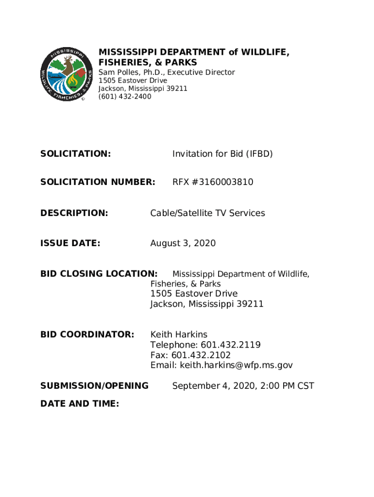 Completed by MDWFP Only Doc Template | pdfFiller