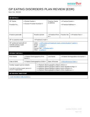 Who are the professionals who treat Eating Disorders? Doc Template ...