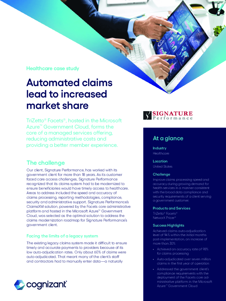 Fillable Online CognizantFacets Powers Azure Government Cloud Solution ...