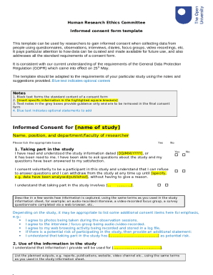 Sample Consent Focus Group Data Collection Doc Template | pdfFiller