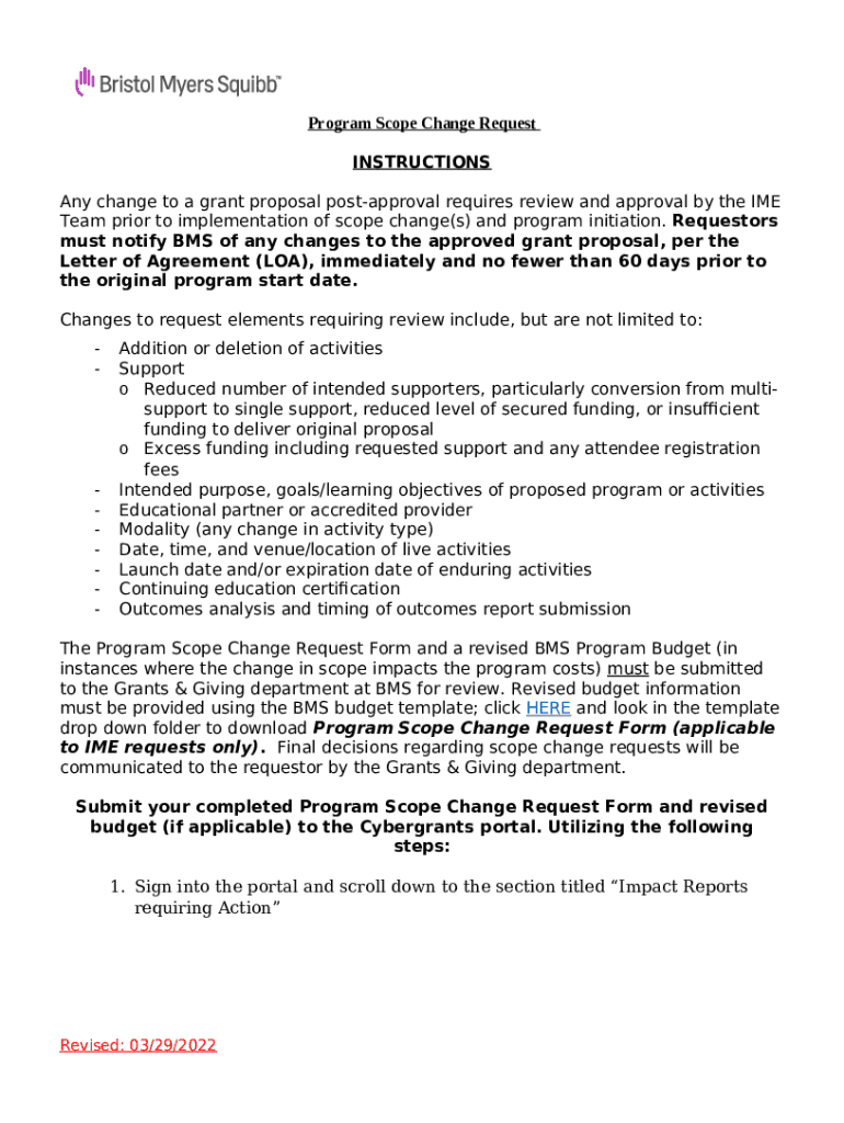 Integrated Change ControlSequence Of Change Request Doc Template ...