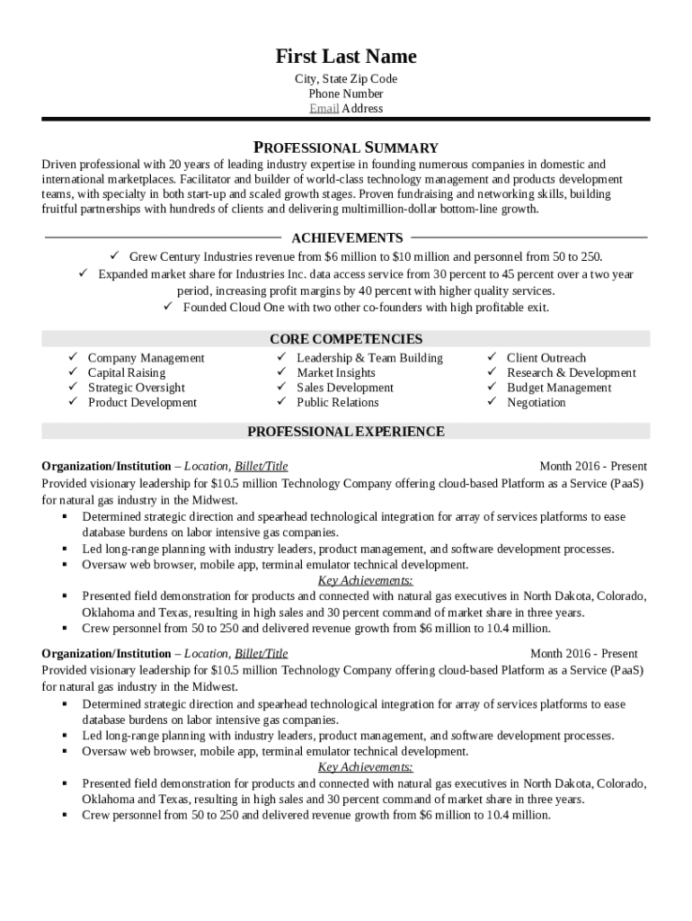 Resume at Guide, Tips, and Templates Doc Template | pdfFiller