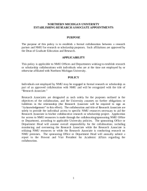 Research Associate Doc Template | pdfFiller