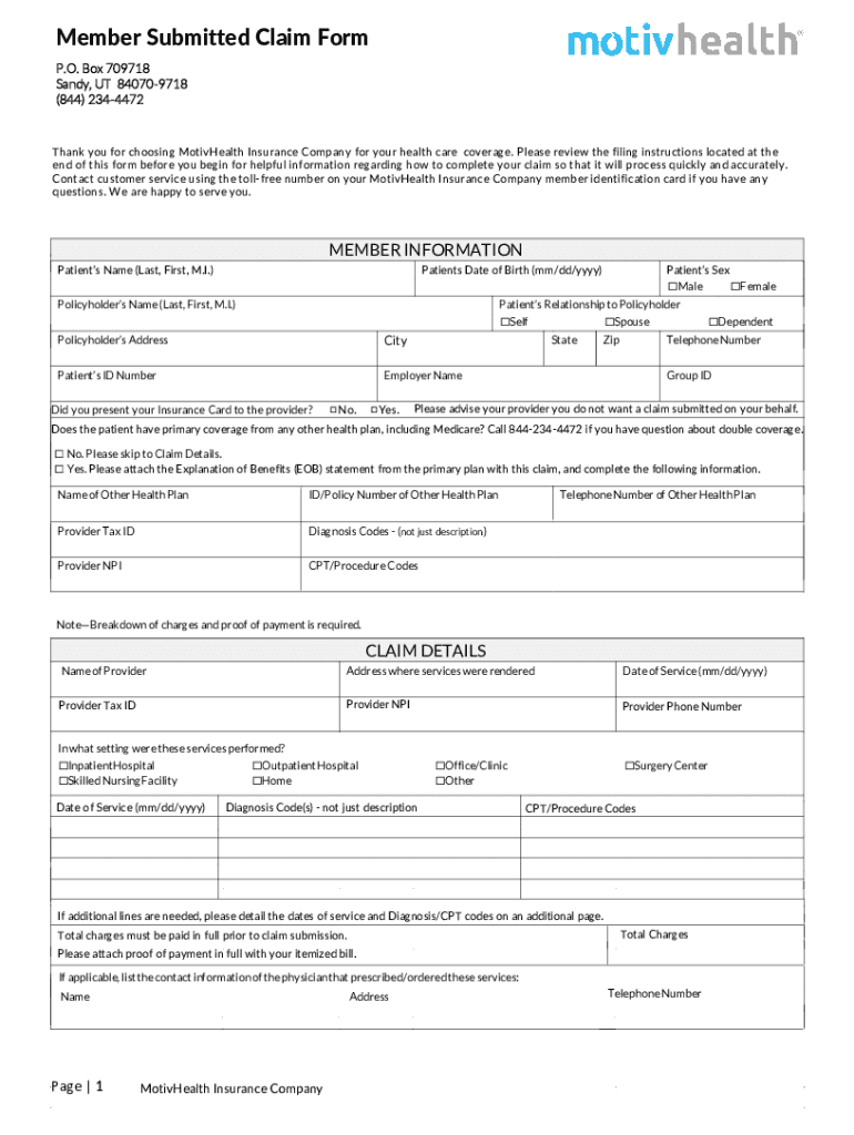 Fillable Online Medical Reimbursement Claim Form - Amazon AWS Fax Email ...