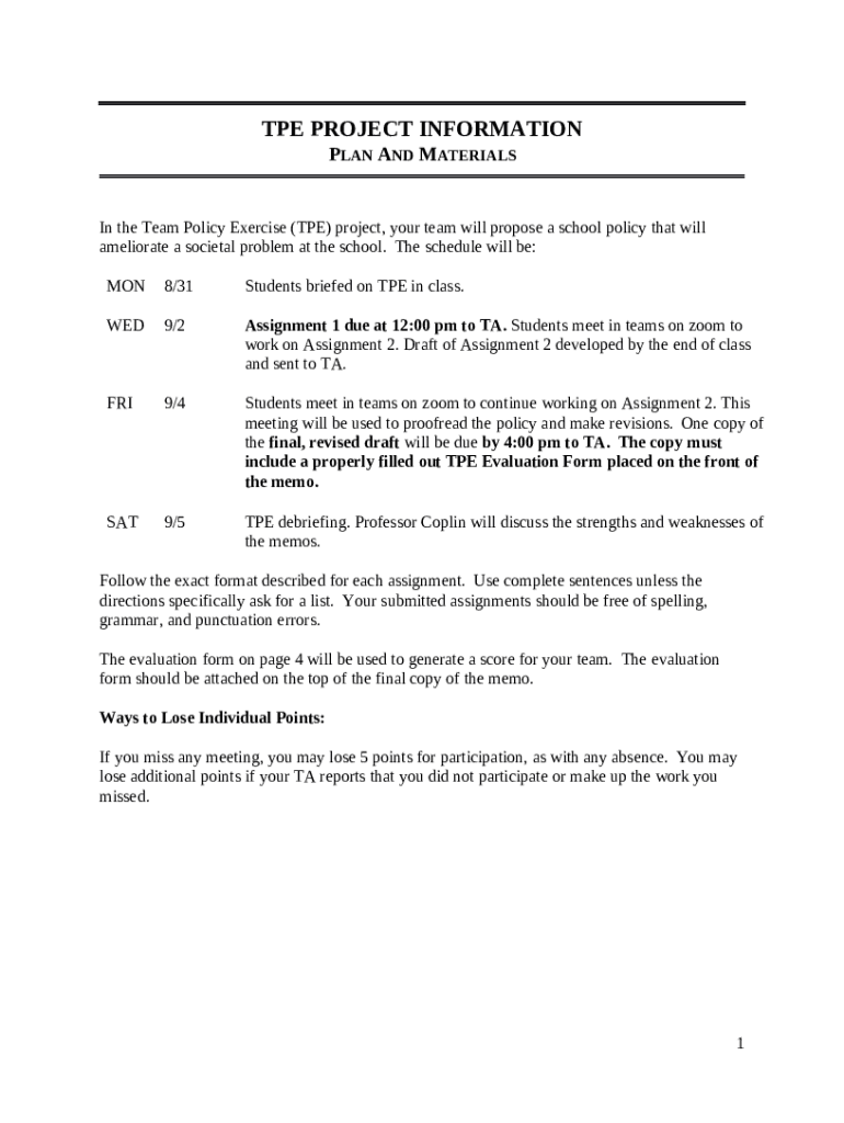 2. Organizing for Project Management Doc Template | pdfFiller