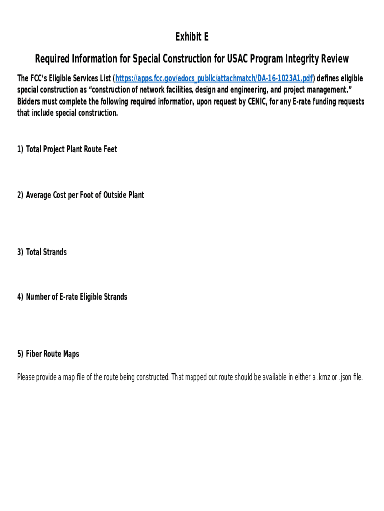 Eligible Services Overview Doc Template | pdfFiller