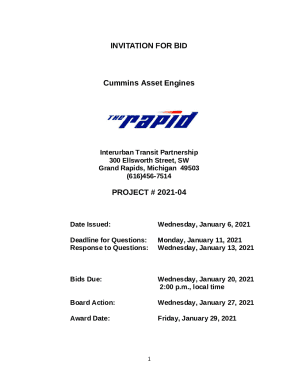 Cummins Asset Engines Doc Template | pdfFiller