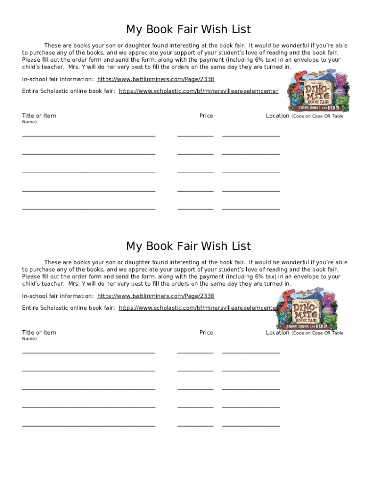 How to Organize a School Book Fair - AIM Insurance Doc Template | pdfFiller