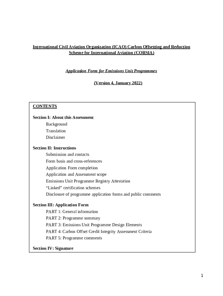 Application - ICAO Doc Template | pdfFiller