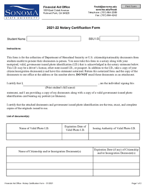 Fillable Online Notary Certification Form Fax Email Print - pdfFiller