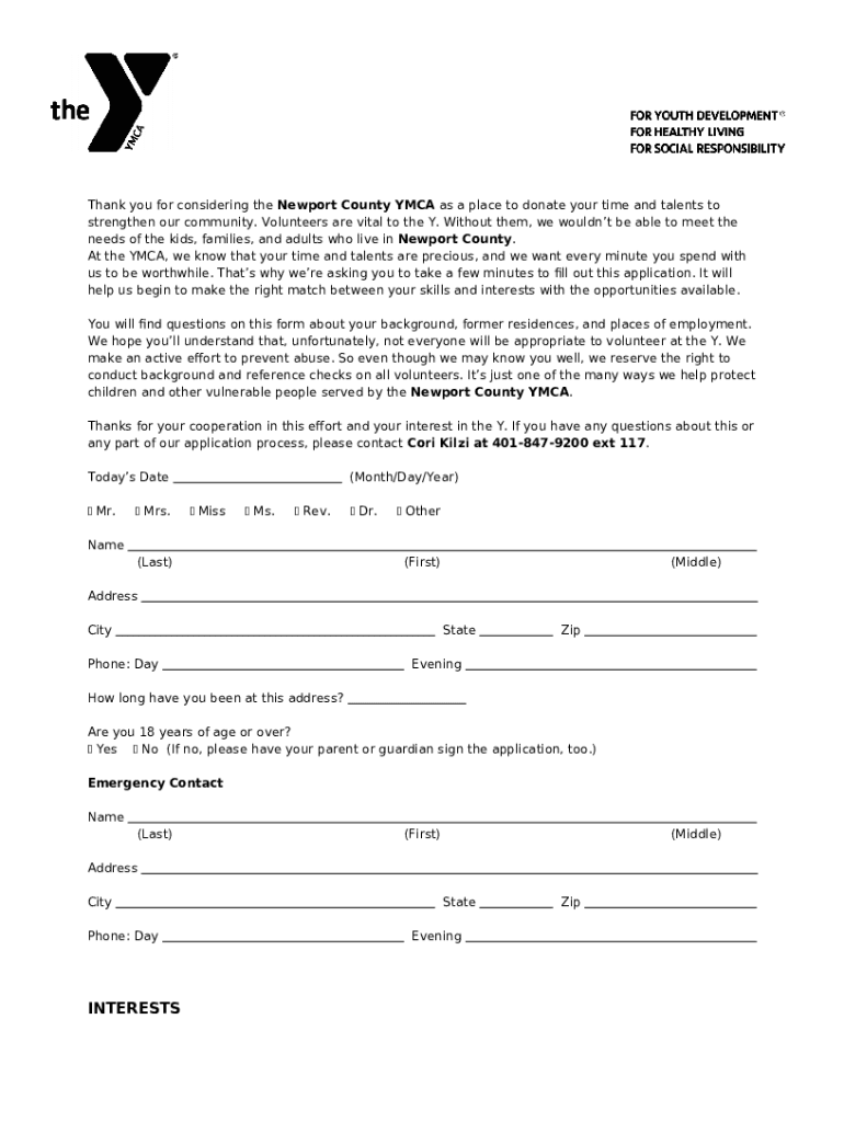 ymca opening procedures template Doc Template | pdfFiller