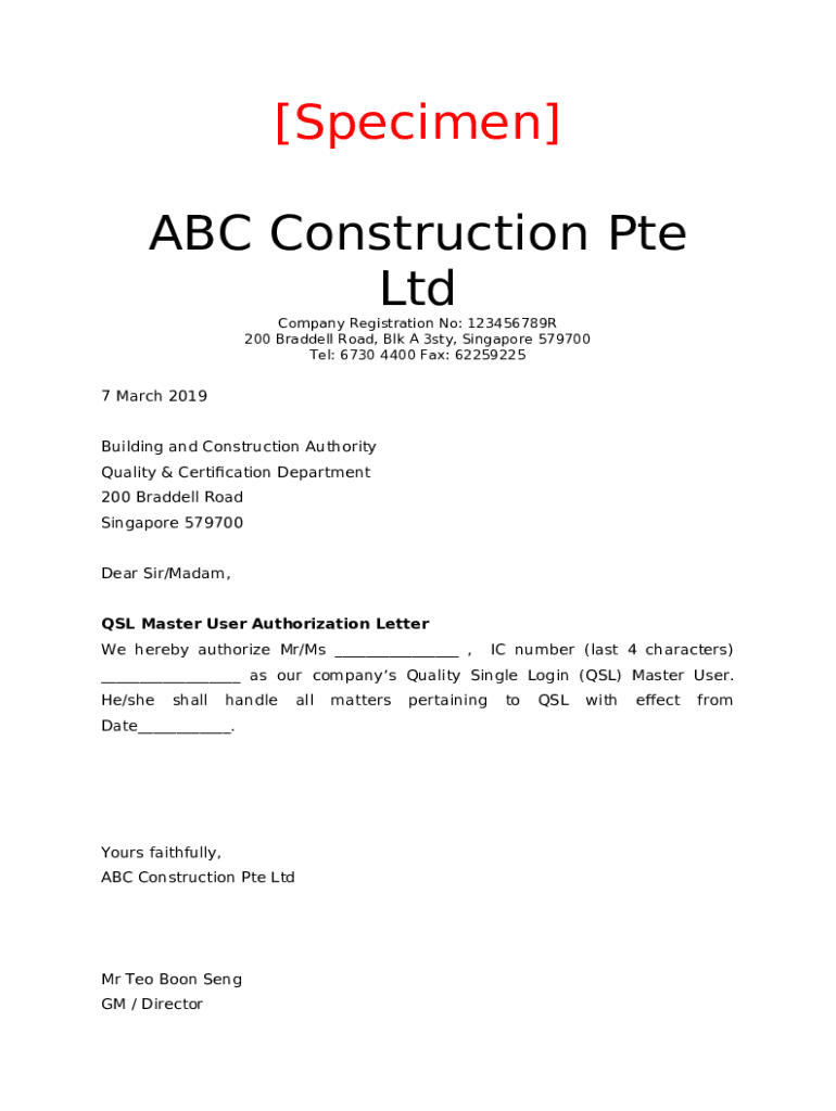 letter of authorization bca Doc Template | pdfFiller