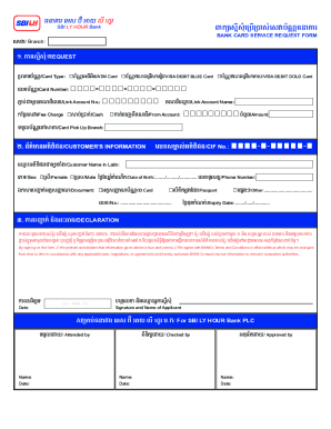 Fillable Online 1. DEBIT CARD SERVICE REQUEST FORM V3.1 Fax Email Print ...