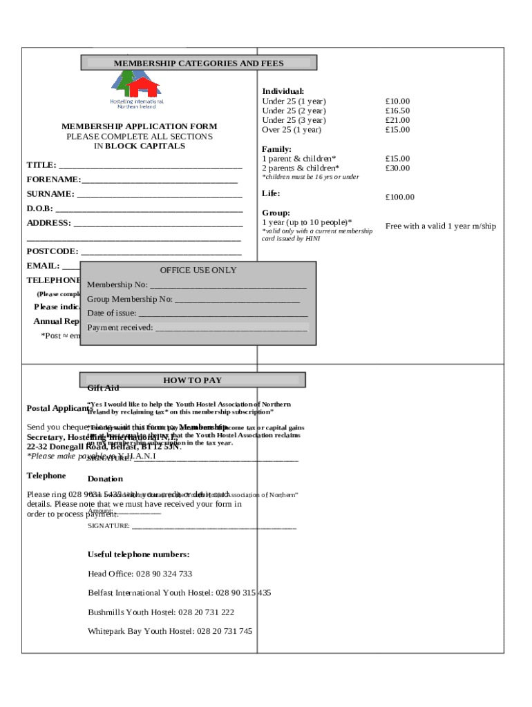 Membership application - Wishaw Credit Union Doc Template | pdfFiller