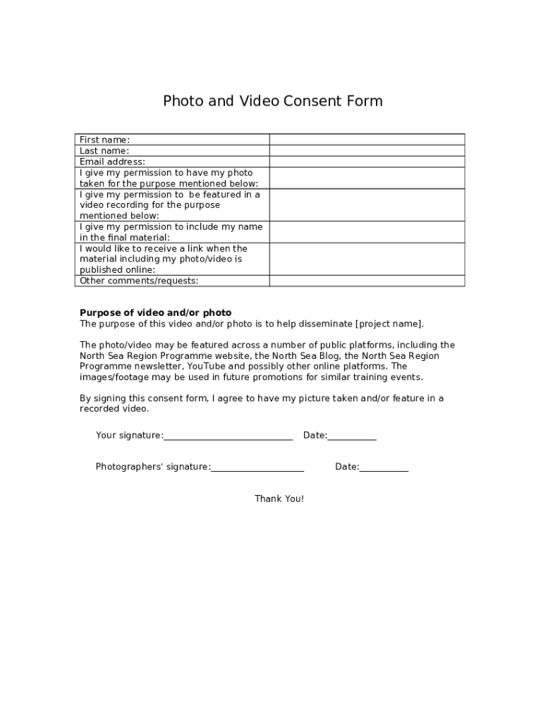 Permission to Use Photo Release Template - Jot Doc Template | pdfFiller