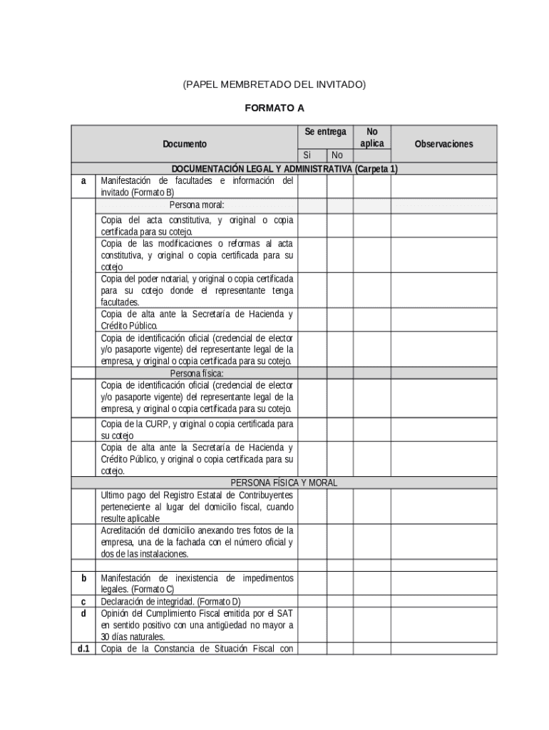 Inscripcin en el RFC - Servicio de Administracin Tributaria Doc ...