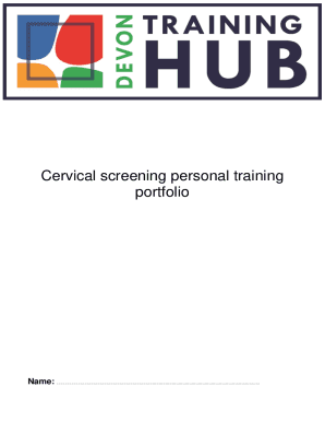 Fillable Online guidance for the training of cervical sample takers ...