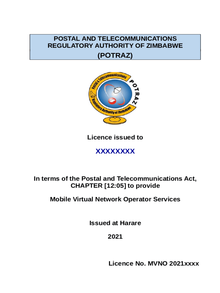 Licensing - Potraz Doc Template | pdfFiller