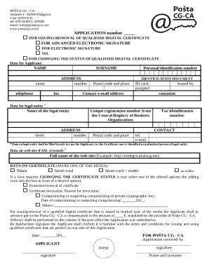 on issuance and use of a qualified digital certificate Doc Template ...