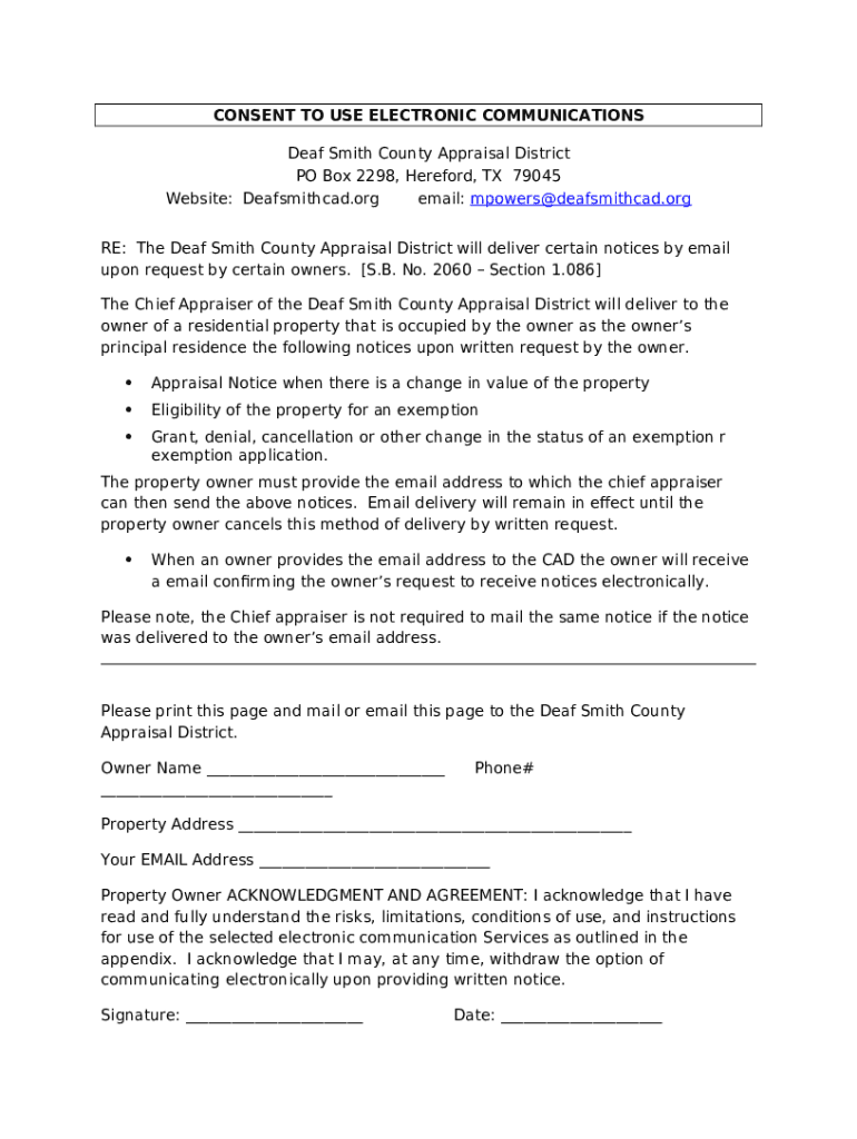 How to Pay Your Deaf Smith CAD Property Taxes Online Doc Template ...