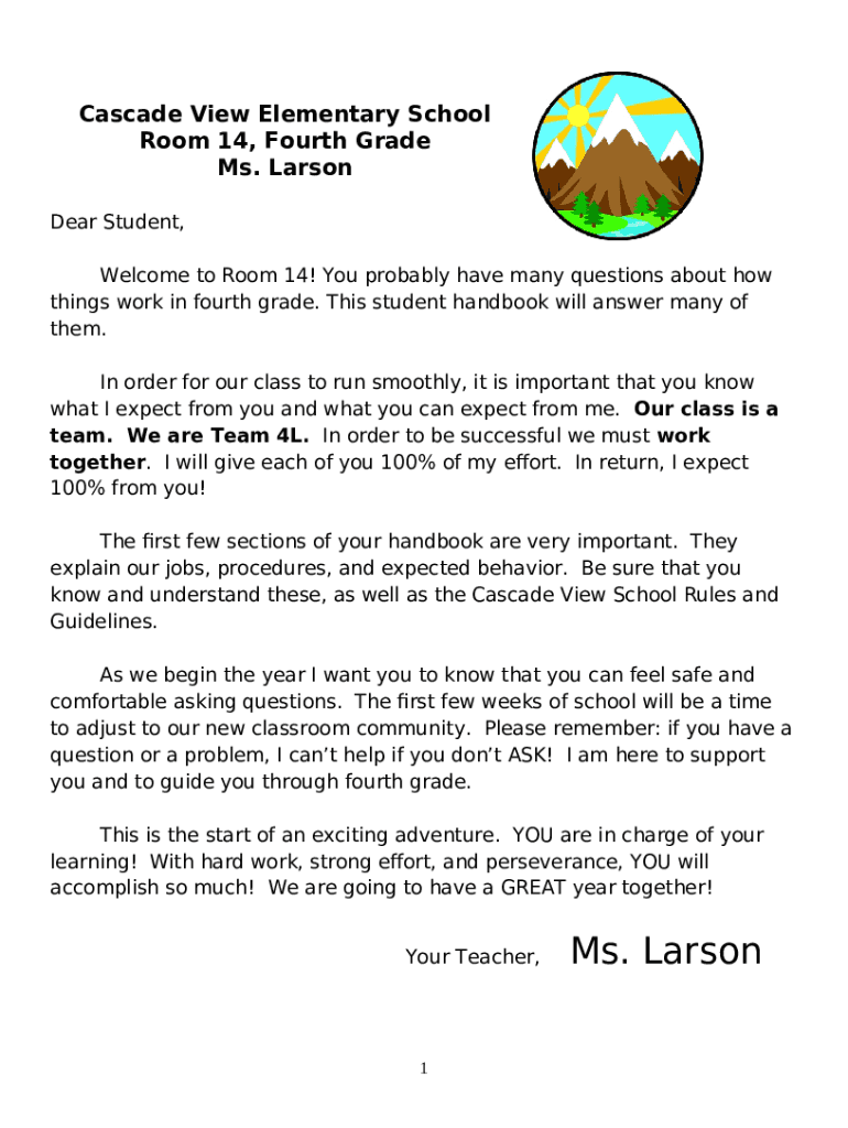 Cascade View Elementary School Resources - Google Sites Doc Template ...