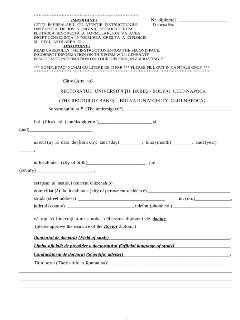 PROCEDURA DE ELIBERARE A ACTELOR DE STUDII Doc Template | pdfFiller