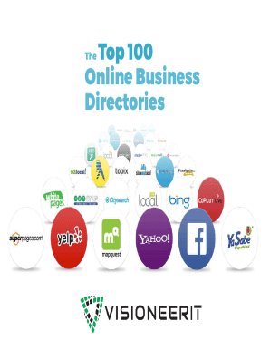 Fillable Online The Top 100 Online Business Directories Fax Email Print ...
