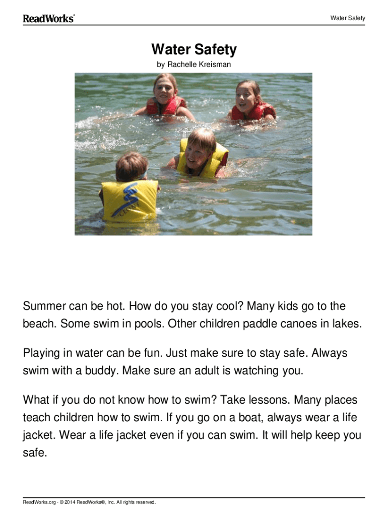 Fillable Online Cold Water Hazards and Safety - National Weather ...