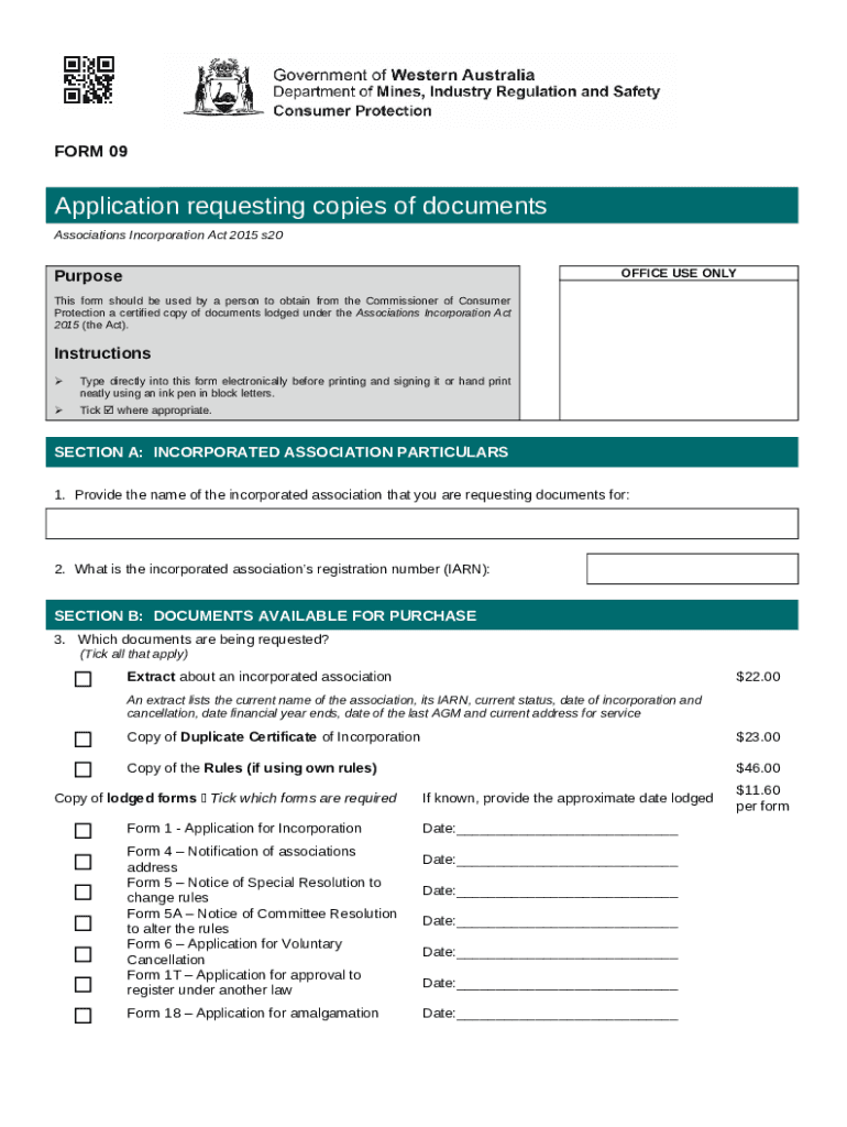 Application requesting replacement certificate of incorporation Doc ...