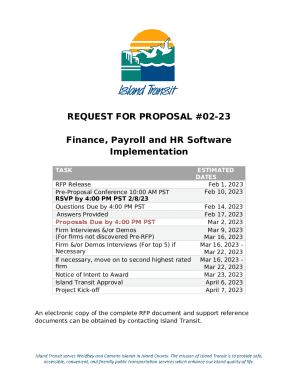 RFP #02-23 Finance, Payroll and HR Software Implementation Doc Template ...