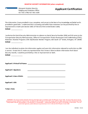 Fillable Online Title 49 CFR Part 15, Protection of Sensitive Security ...