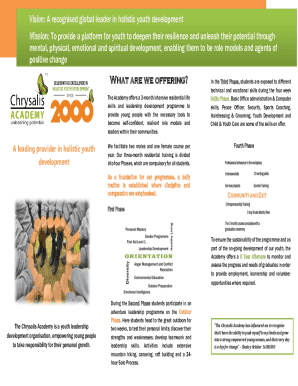 Fillable Online Chrysalis-Academy-Application-form-with-POPI ...