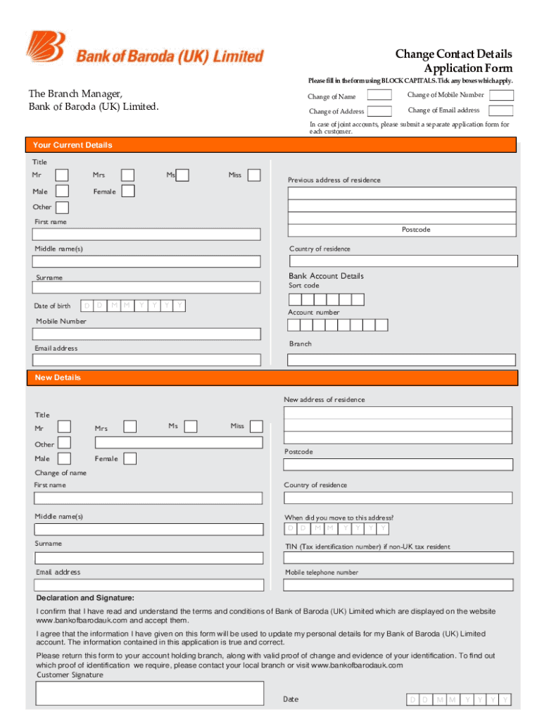 Fillable Online Fillable Online bank of baroda account opening form filling ... Fax Email Print ...
