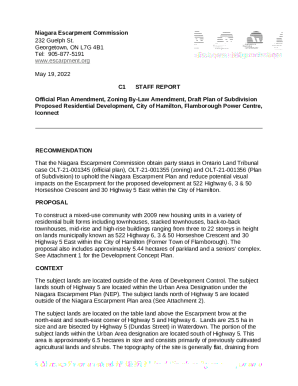 City of Hamilton - Approval to amend a municipality's official plan Doc ...