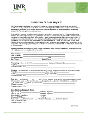 Fillable Online Transitions of care - Activities to achieve integrated ...