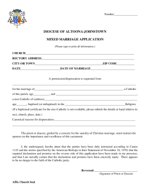 Fillable Online Completing the Civil Marriage Certificate - Fairfax ...