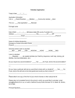 Fillable Online BRAVE Program Volunteer and Intern Application Fax Email Print - pdfFiller