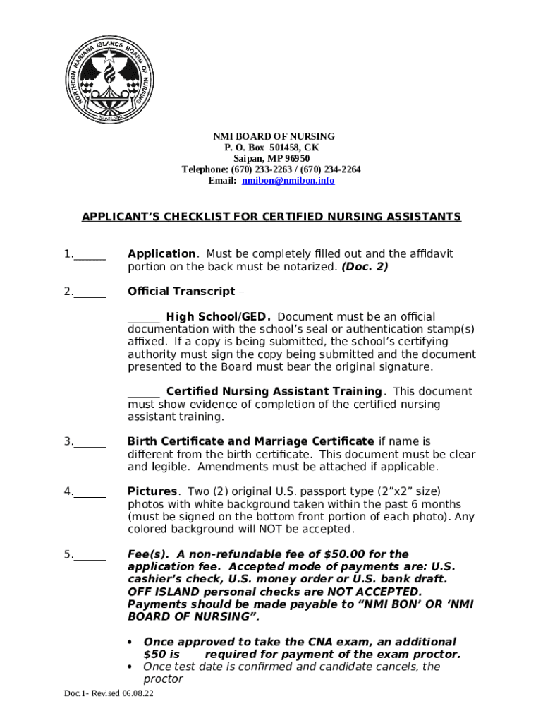 reinstatement checklist for licensed registered nurse Doc Template ...