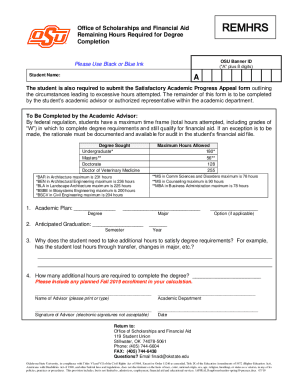 Fillable Online Remaining Hours Form. RAP Fax Email Print - pdfFiller