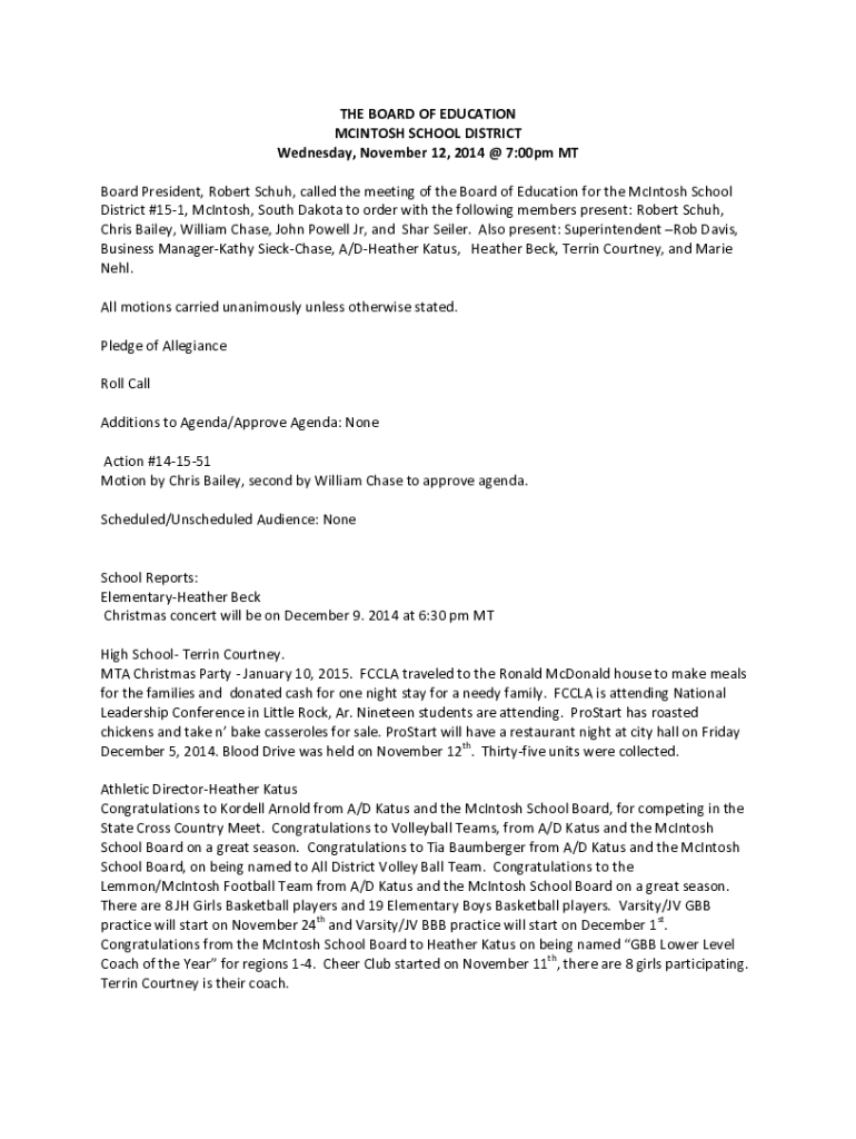 Fillable Online mcintosh k12 sd Flex Learning Plan - McIntosh School ...