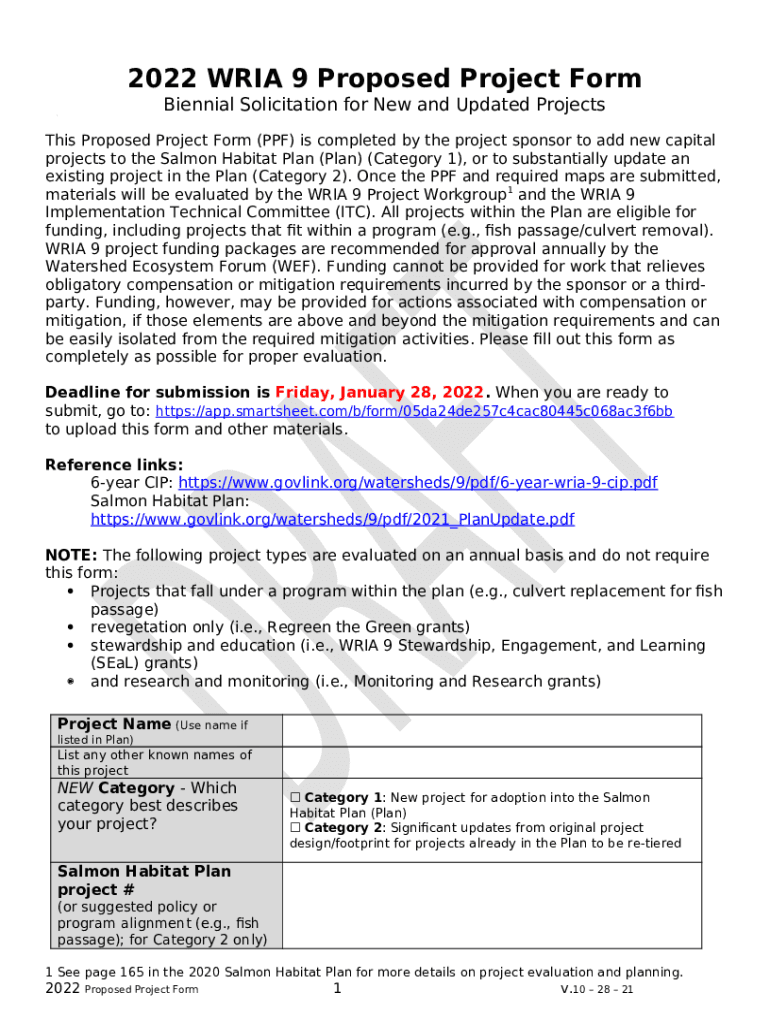 Project Initiation for Small CIP Projects (Draft) Doc Template | pdfFiller