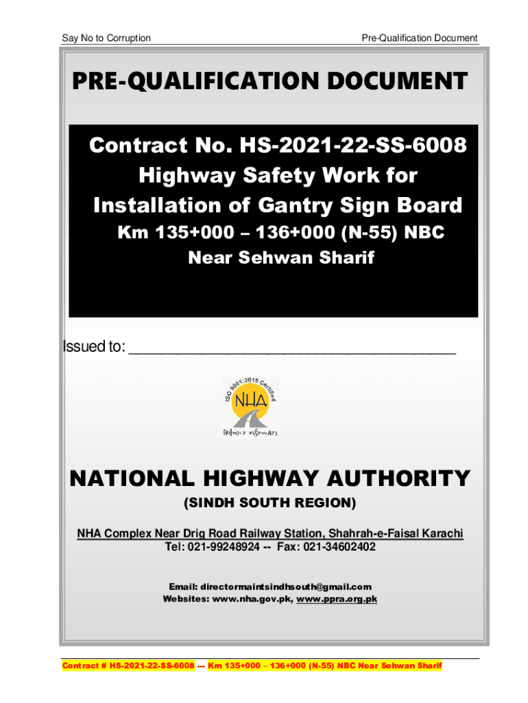 Fillable Online Submission-of-Bids-for-10-No.-Highway-Safety-Works-04-No ... Fax Email Print ...